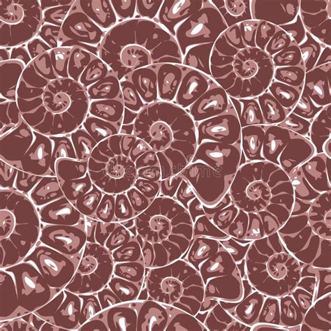 Shell Seamless Pattern Stock Vector Illustration Of Poster 55397716