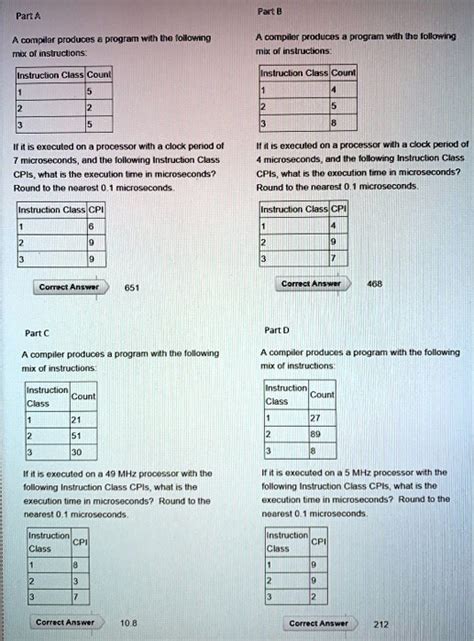 Solved Please Explain Answers Parta Partb A Compilar Produces A