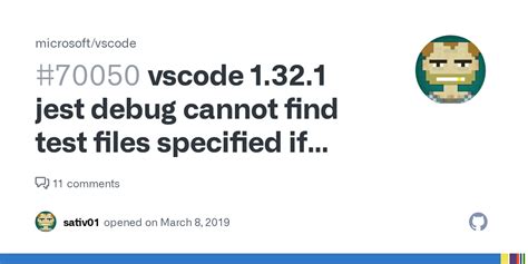 Vscode Jest Debug Cannot Find Test Files Specified If Running From Current File Issue