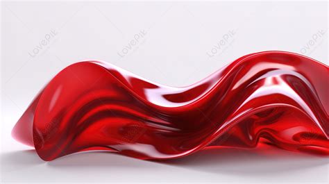 매혹적인 3d 렌더링 레드 웨이브 깨끗한 흰색 배경의 현대적인 미학 현대적 배경 웨이브 배경 3d 현대 배경 이미지 Hd 현대적 웨이브 3d 현대 배경 사진