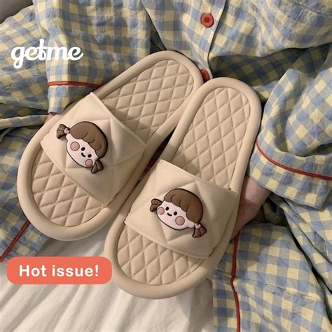 Get Me รองเท้าแตะ แฟชั่นสวมน้องมานี น่ารักกุ๊งกิ๊ง สวมเกาหลี สไตล์ ใส่ได้ลุยน้ำได้ Shopee