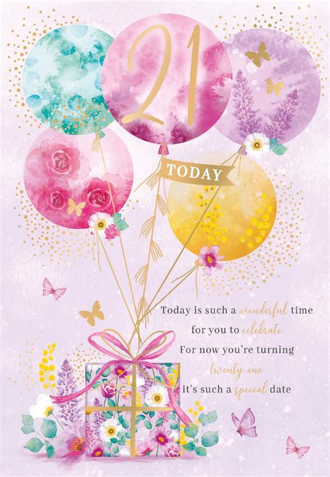 21st Birthday Wishes For A Girl