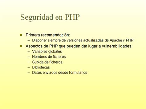 seguridad en desarrollo de sitios web con php y mysql