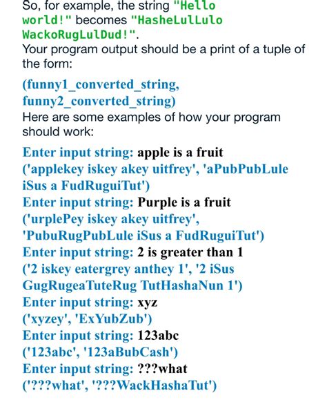 Solved Given A String As Input Consisting Of One Or More Chegg Com