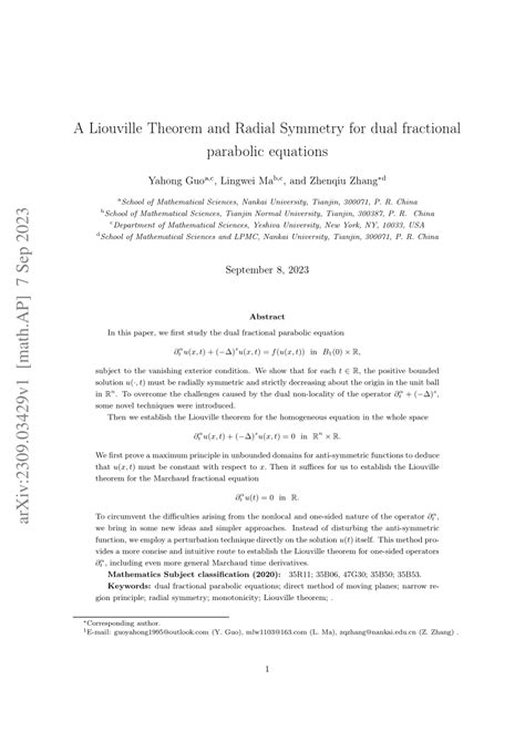 Pdf A Liouville Theorem And Radial Symmetry For Dual Fractional