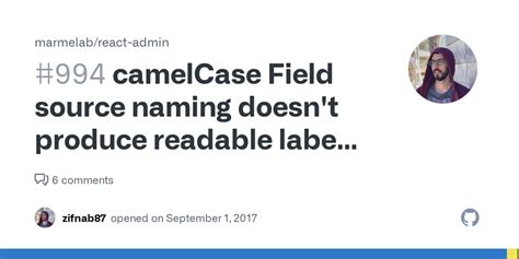 Camelcase Field Source Naming Doesnt Produce Readable Labels Like