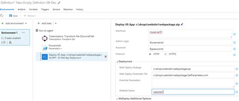 Deploying To On Premise Iis Using Vsts Release Hub Rorys Blog
