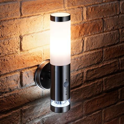 Auraglow Chrome Dual Function Pir Infrared Motion Sensor Detector Led Wall Light Ebay