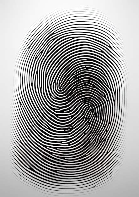 Premium Ai Image An Illustrative Representation Of A Fingerprint In