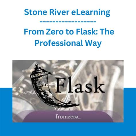Stone River Elearning From Zero To Flask The Professional Way