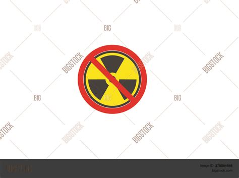 No Radiation Sign Vector Photo Free Trial Bigstock