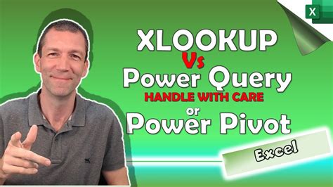 Xlookup V Power Query V Power Pivot In Excel Youtube