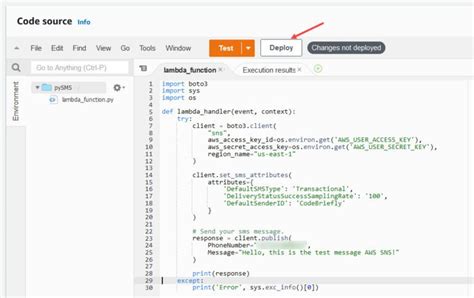 How To Send Sms With Aws Sns Using Lambda And Python Codebriefly