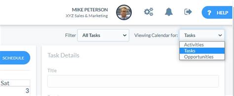 Crm Calendars For Tasks Opportunities Spotlercrm