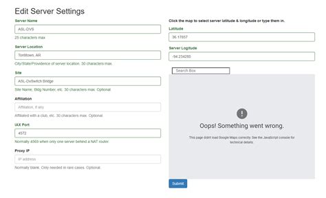 Unable To Get Node Number Map Flashes Then Will Not Load Allstarlink Allstarlink Discussion