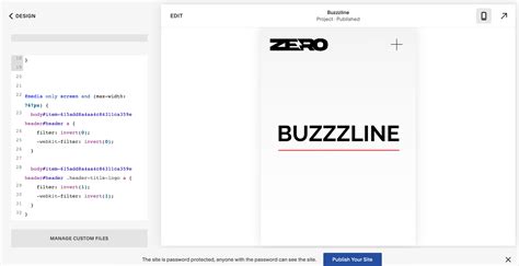 Invert Logo And Text On Navigation Bar For One Page Customize With