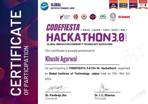 Khushi Agarwal On Linkedin Git Codefiesta 12 Comments