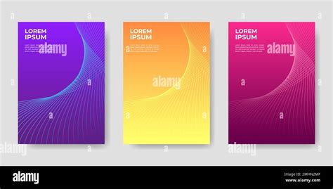 Gradient Colorful Abstract Circle Background With Wavy Halftone Line