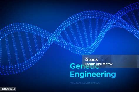 Dna 시퀀스입니다 와이어 프레임 Dna 분자 구조 메쉬입니다 Dna 코드 편집 가능한 템플릿입니다 과학 및 기술 개념입니다 벡터 일러스트입니다 0명에 대한 스톡 벡터 아트