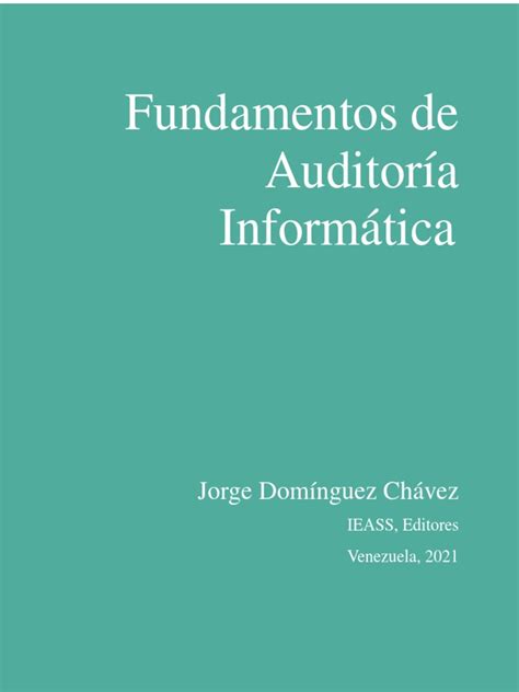 Fundamentos De Auditoria Informatica Descargar Gratis Pdf Business