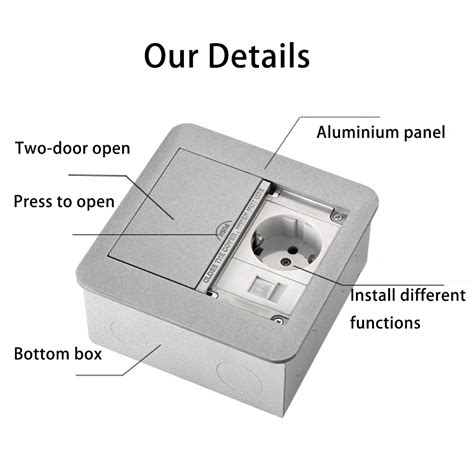 Computer Network Floor Plug Socket Rj45 Data Floor Socket Outlet Floor Socket And Pop Up Floor