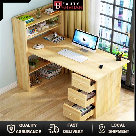 Computer Desk Desk Bookshelf Integrated Combination Home Bookcase Desk Office Desk Writing Desk