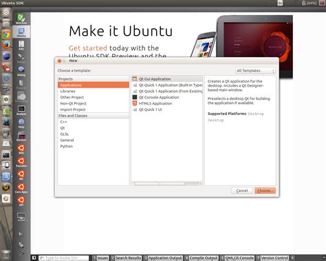 Ubuntu Sdk Installation On Saucy Salamander 1310 Does Not Show Ubuntu