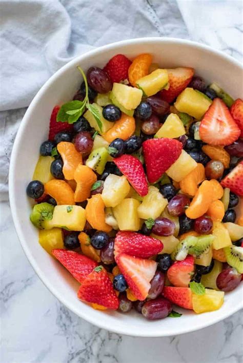 Easy Fruit Salad Recipe Dinner Then Dessert