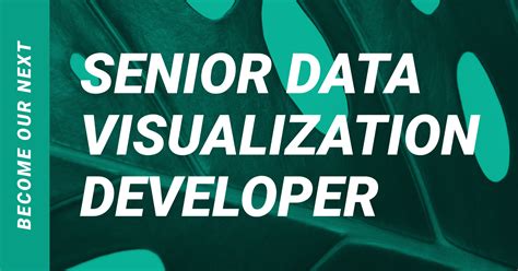 Senior Data Visualization Developer Datawrapper