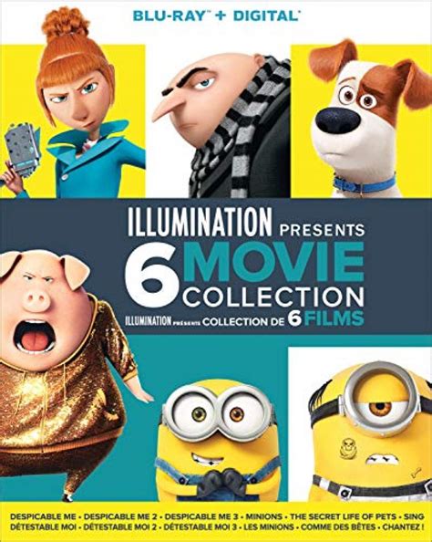 Illumination Presents 6 Movie Collection Despicable Me Despicable Me 2 Despicable Me 3
