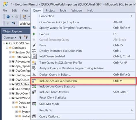 Sql Server 3 Different Ways To Explore Actual Execution Plans Sql