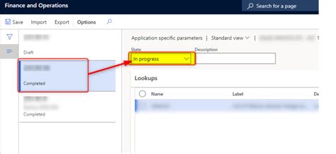 ax d365fo how to solve “application specific parameters are not