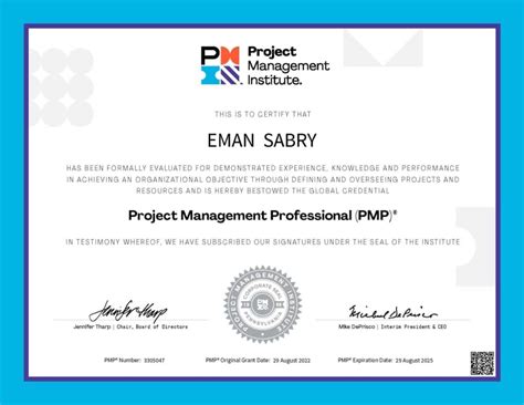 Eman Sabry Pmp ®️ On Linkedin Pmp Pmi Pmp Certificate Pmp Preparation Course Project