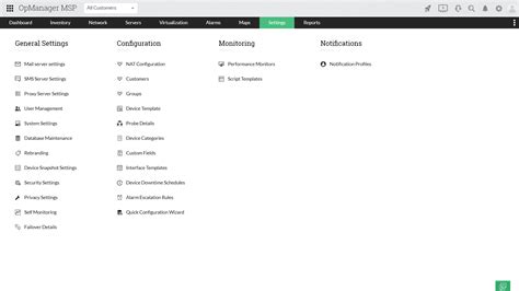 Multi Tenant Network Monitoring For Msp Manageengine Opmanager Msp