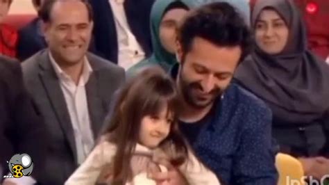 فیلم حضور مرحوم حسام محمودی همراه دخترش در برنامه خندوانه فیلو