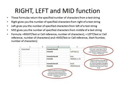right left and mid excel formula formula text you