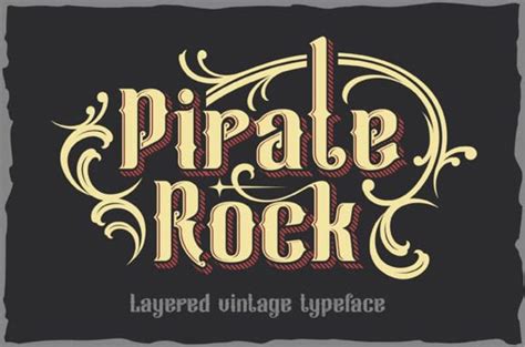 Pirate Rock Font Dafonthub