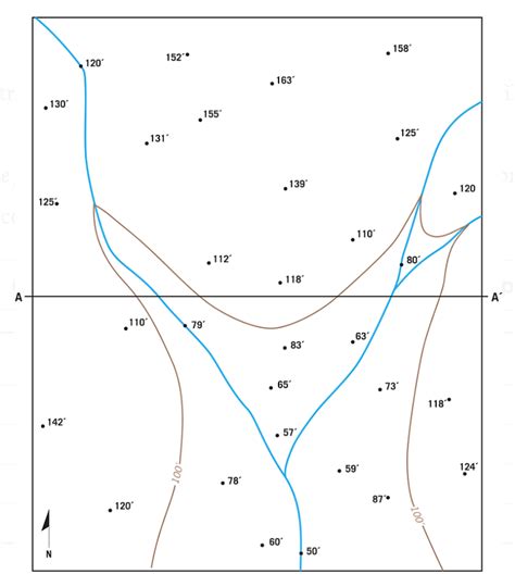 Solved Figure 713 How To Construct A Topographic Profile