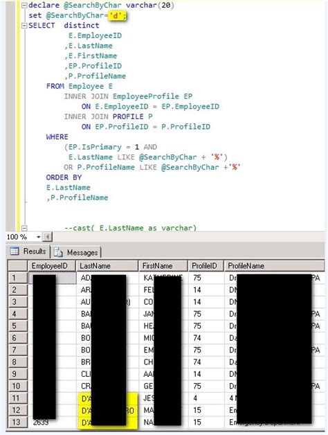 Sql Ordery By And Like Is Not Working As Expected Stack Overflow