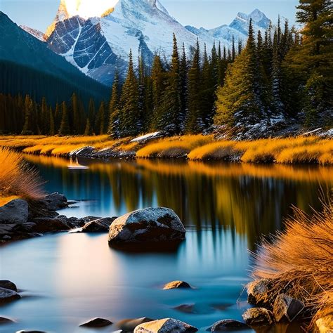 Premium AI Image Generative Landscape Artificial Intelligence