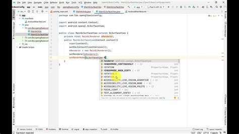 19 안드로이드 Opengl Es 기본 화면 Youtube