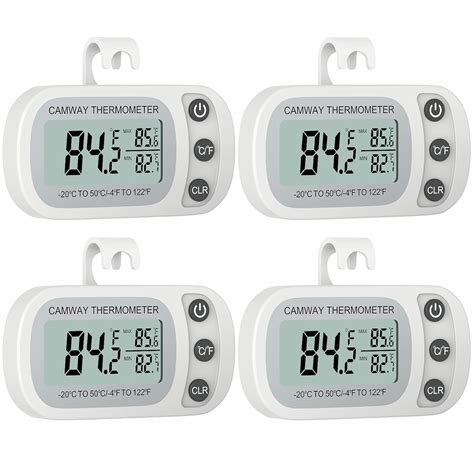 Camway Termómetro Para Nevera Y Nevera Termómetro Digital Impermeable