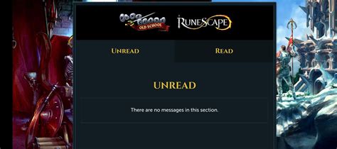 You Have 1 Unread Message In Your Inbox R2007scape