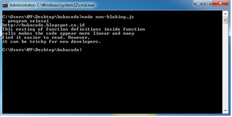 node js part 2 mengenal konsep non blocking asynchronous dan bloking asynchronous pada node