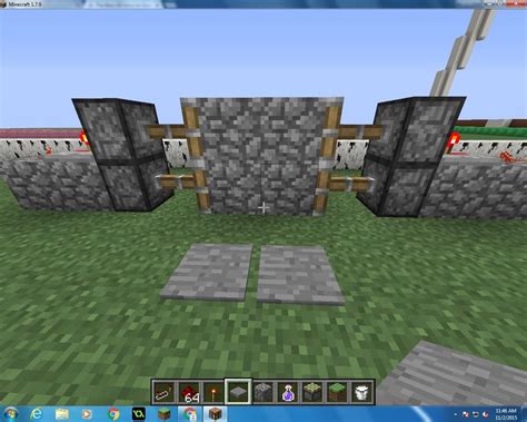 How To Make A Simple Redstone Door B C Guides