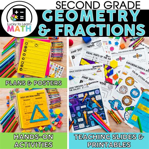 Geometry And Fractions Unit Lucky Little Learners