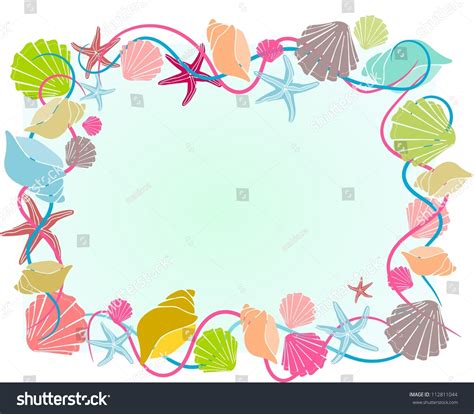 Sea Shell Border Clip Art