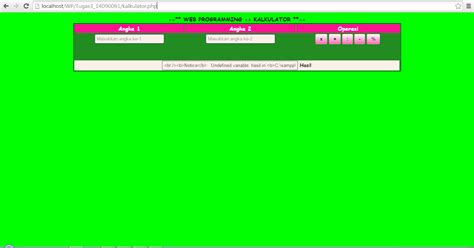 Kalkulator Sederhana Dengan Php Alif S Blog
