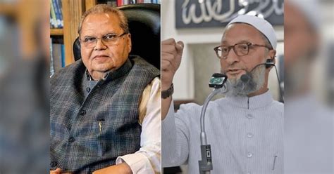 Aimim Chief Asaduddin Owaisi Attack On Satya Pal Malik Over Pulwama