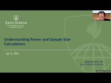 Free Video Understanding Power And Sample Size Calculations For Vision Research From Johns